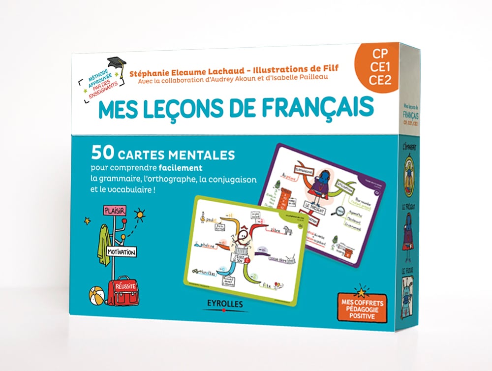 Carte mentale de français - Coffret de 50 cartes - cycle 2 - CP, CE1, CE2 Carte mentale de français - Coffret de 50 cartes - cycle 2 - CP, CE1, CE2