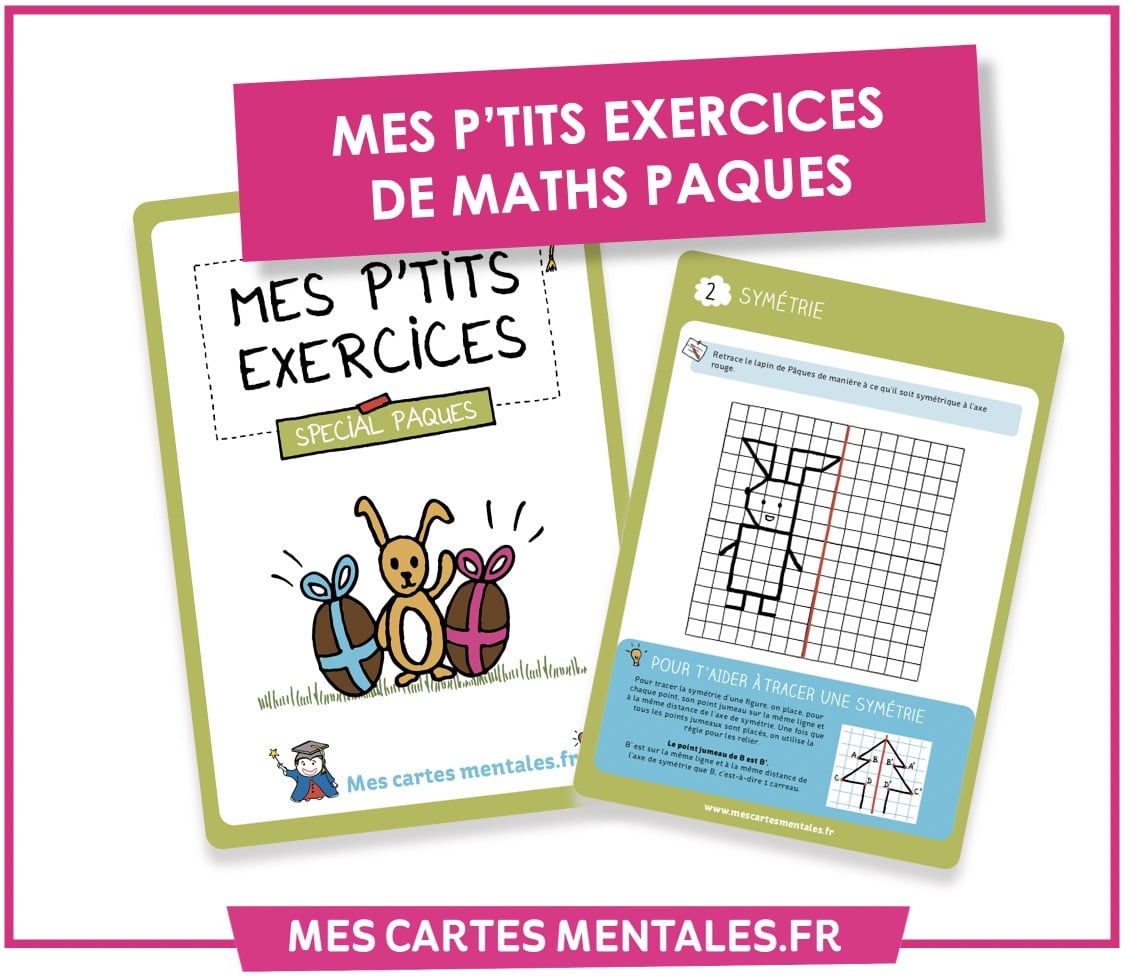 Mes P'tits Exercices : Spécial Pâques - Mes cartes mentales