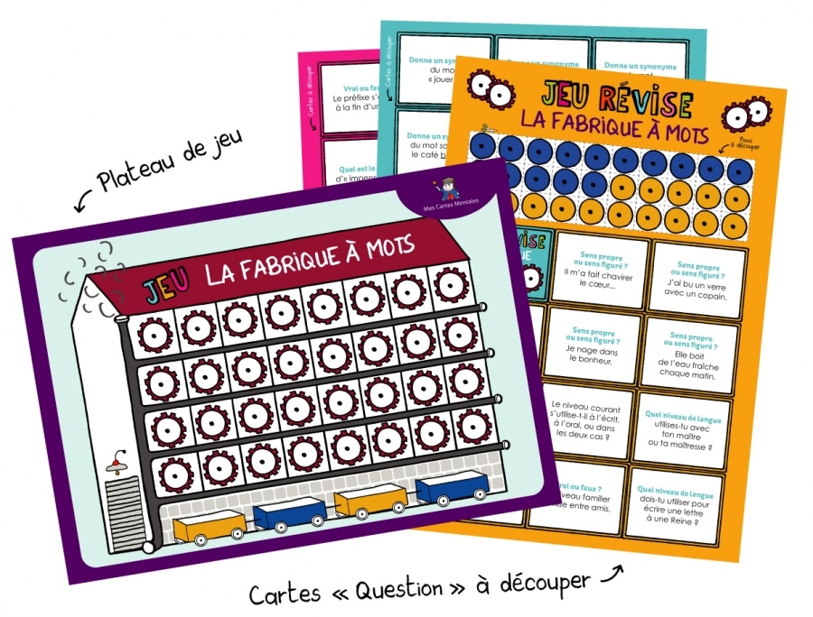 La fabrique à mots - Jeu révise (imprimé au format A4)
