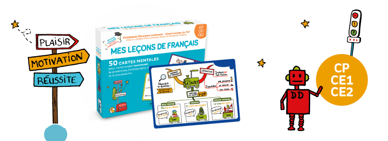 Espace ressources - Mes leçons de français (cycle 2) - Mes cartes mentales