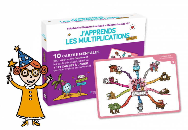 Espace ressources - J'apprends les multiplications - Mes cartes mentales