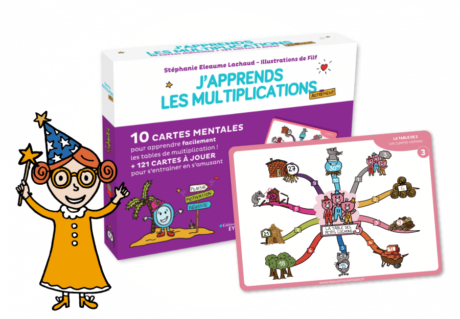 Espace ressources - J'apprends les multiplications - Mes cartes mentales