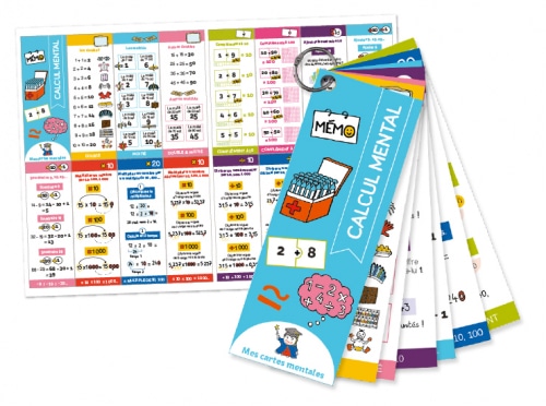 Calcul mental : mon mémo porte-clés