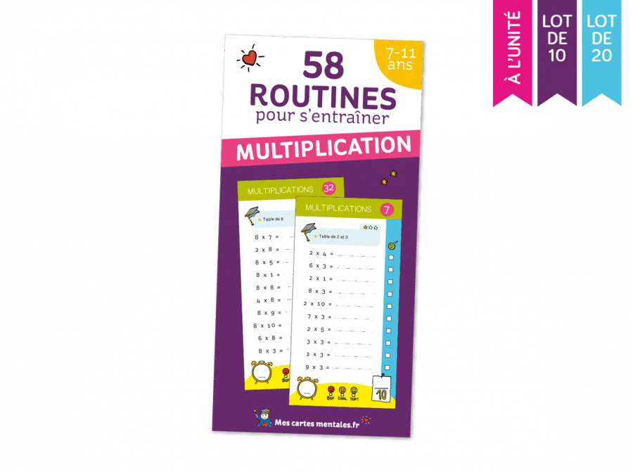 Multiplication : 58 grilles pour s'entraîner