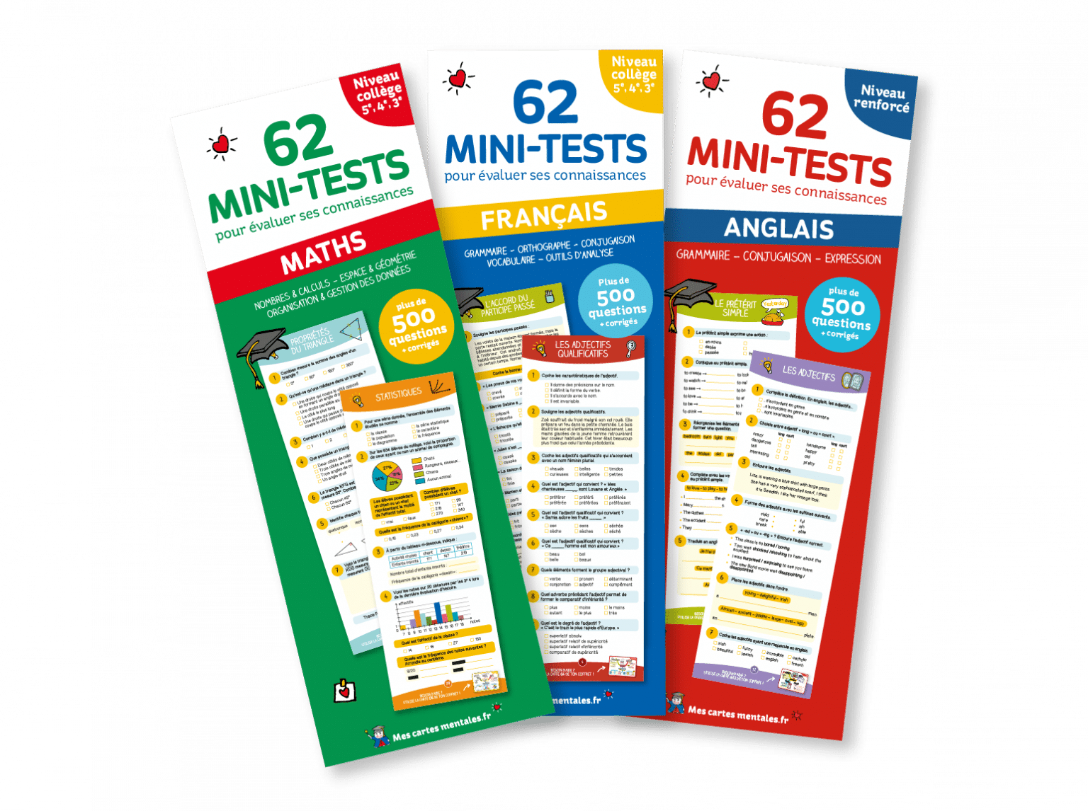 Cahiers d'exercices ludiques par Mes cartes mentales