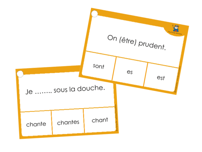 Cartes à pinces - le présent - Mes cartes mentales